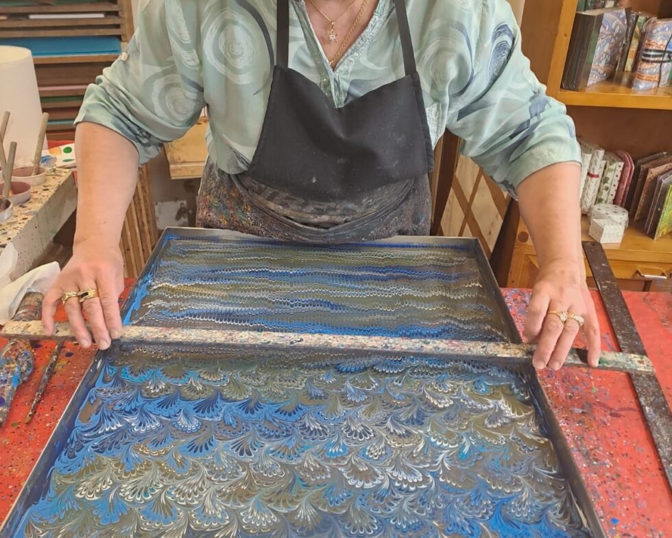 Marbled Paper Workshop in Florence with Real Artisans | FF Tour